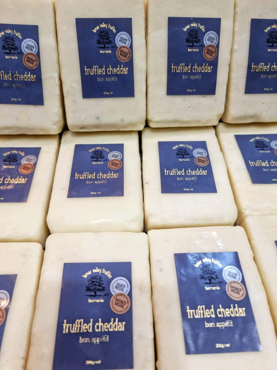 Tamar Valley Tasmanian Truffle Cheddar 200g – theosdeli